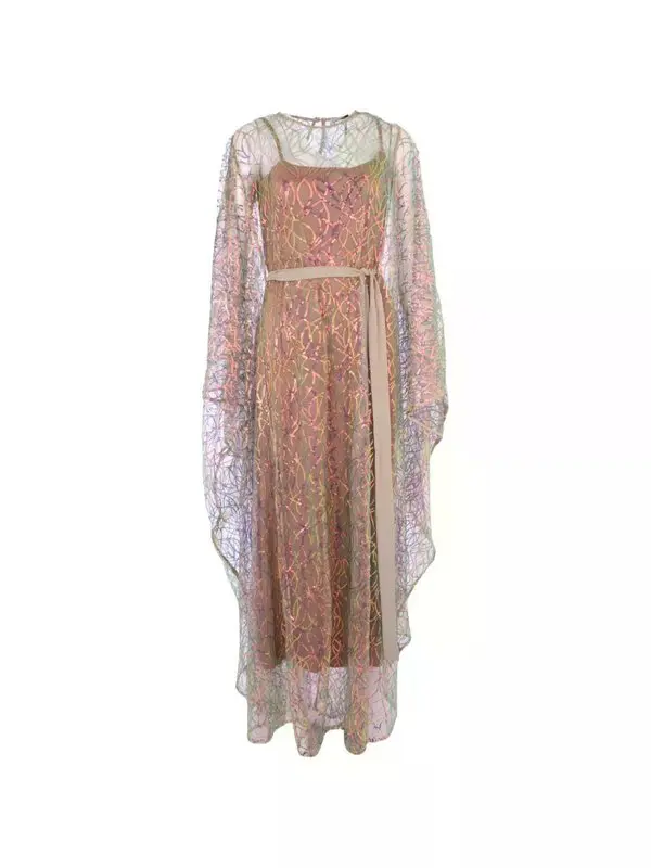 BARUNI Habiba Embellished Maxi Dress - Neutrals
