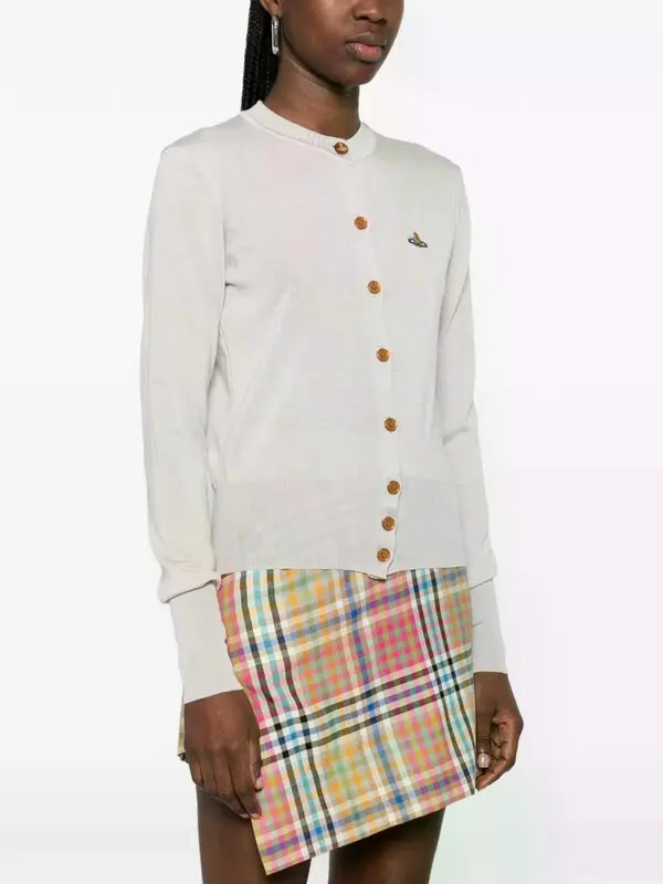 VIVIENNE WESTWOOD Logo Detail Buttoned Cardigan