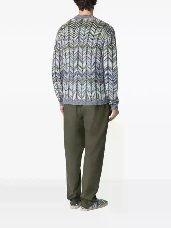 Missoni Chevron Pattern Cardigan