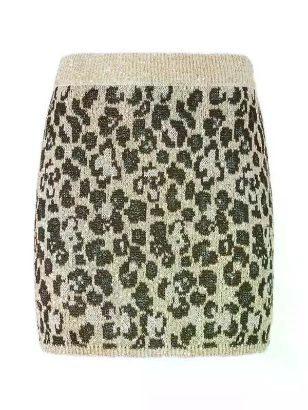 Missoni Animal Print Mini Skirt - Neutrals