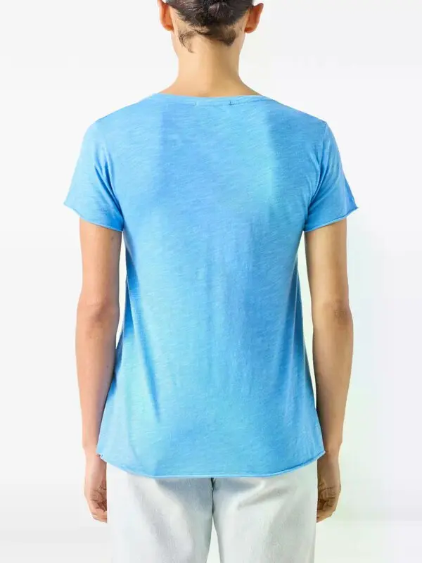 American Vintage Jacksonville V-neck T-shirt - Blue