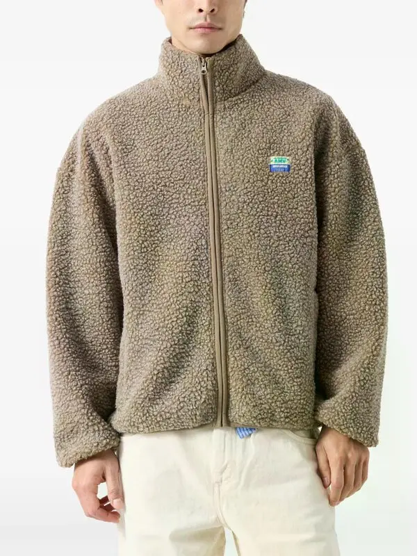 American Vintage Hoktown Zip-fastening Jacket - Brown