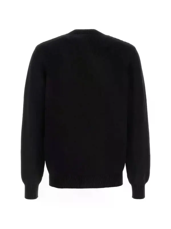 Fendi Dog Motif Jacquard Knit Jumper