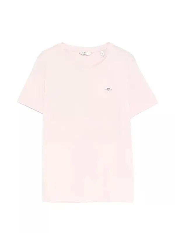 Gant Logo-detail T-shirt - Pink