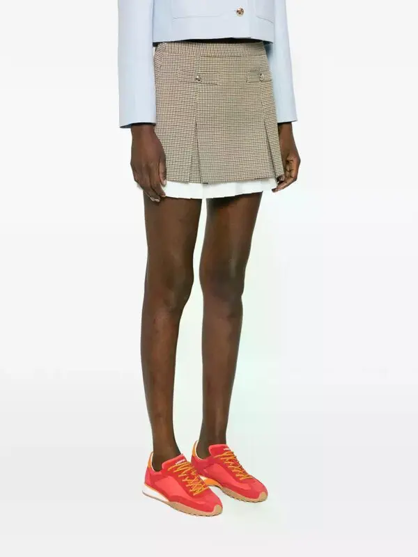 Maje Zip-fastening Pleated Mini Skirt