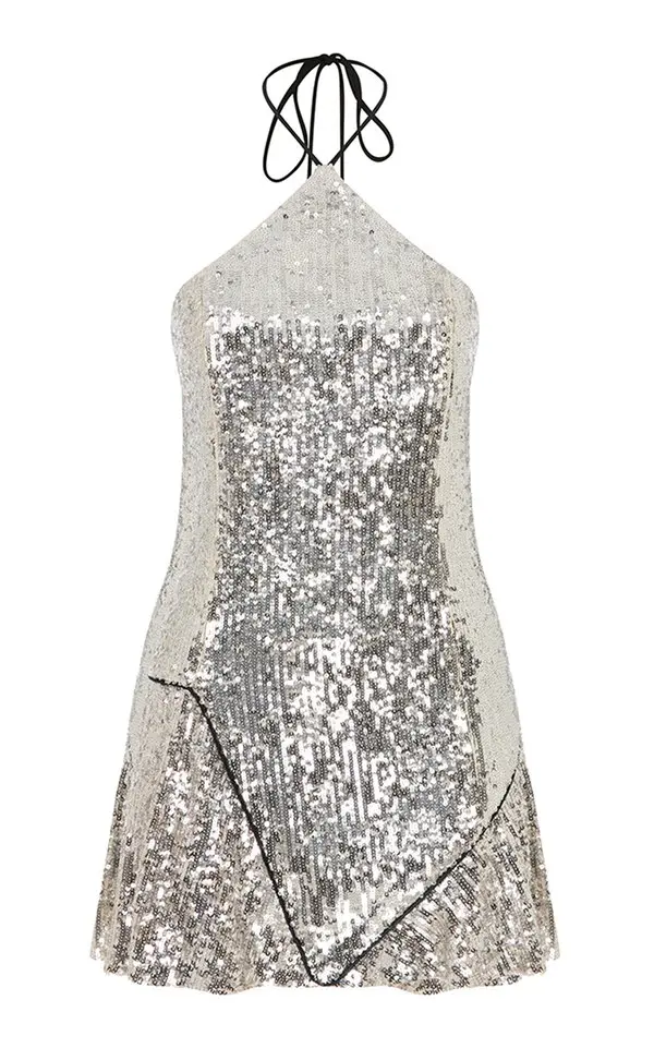 Ila Emily Sequin Mini Dress - Silver