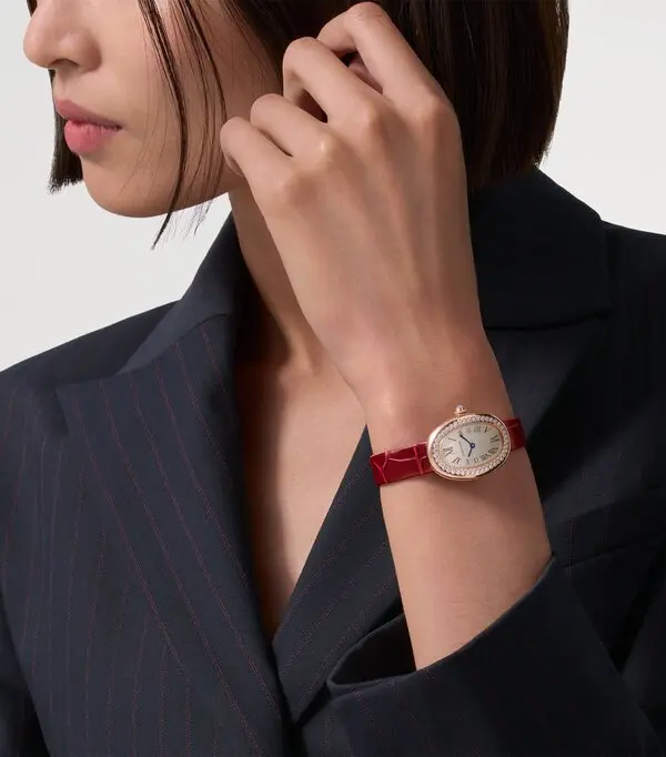 Cartier Baignoire Watch With Diamonds