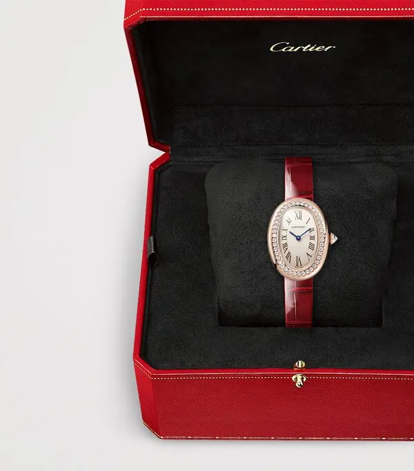 Cartier Baignoire Watch With Diamonds
