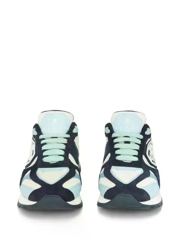 Philipp Plein Titan Edge Lace-up Sneakers - Blue