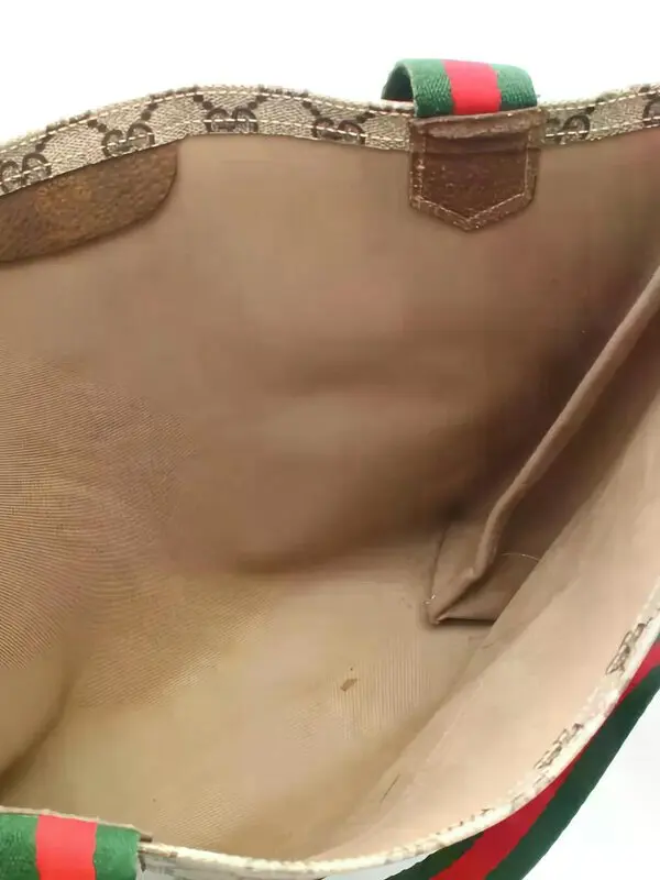 Gucci 2000s Gg Sherry Line Tote Bag