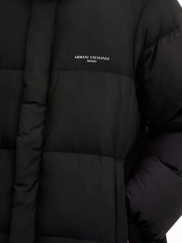 Armani Exchange Hooded Quilted Coat
