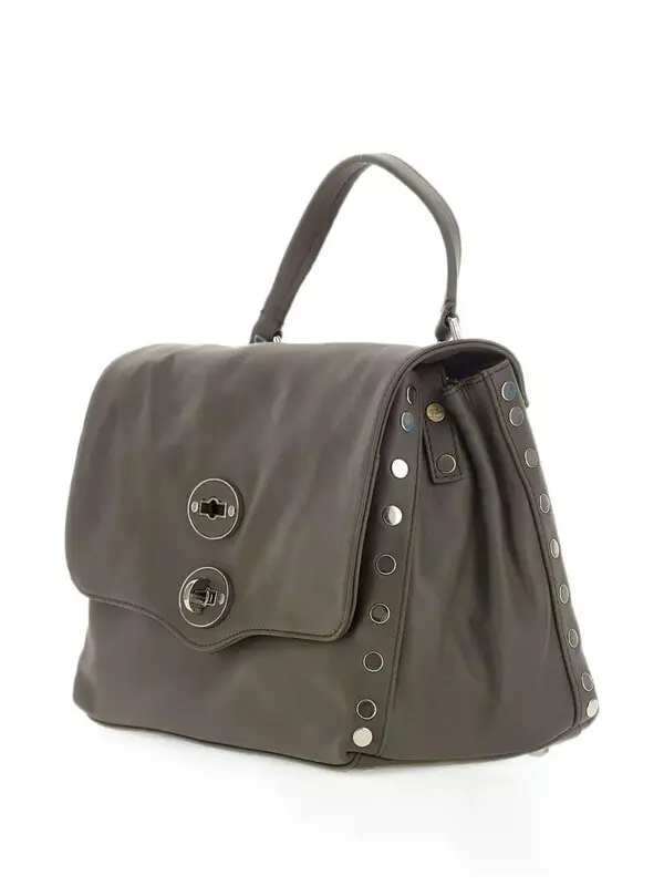 ZANELLATO Small Postina Leather Tote Bag - Brown