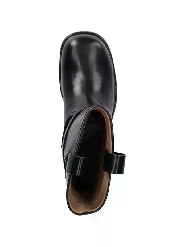 Armani Exchange Buckled Strap Boots