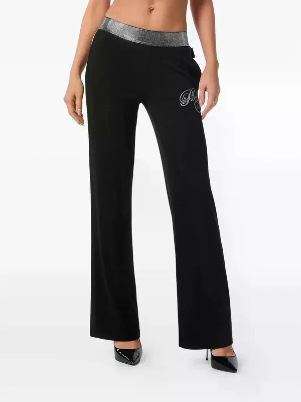 Philipp Plein Embellished Logo Trousers