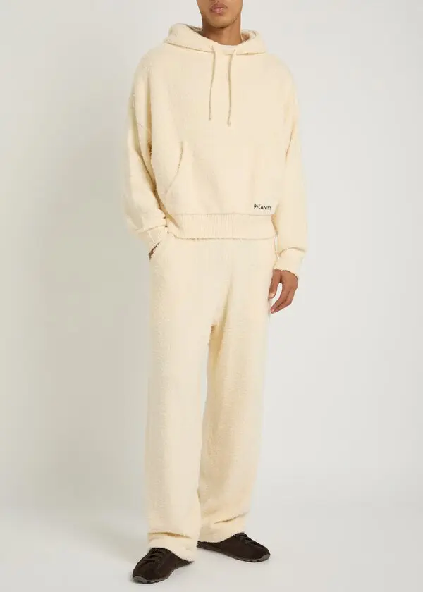 PICANTE Shaggy Textured Cotton-blend Sweatpants
