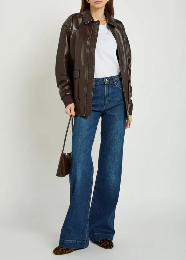 Paige Leenah Slim Wide-leg Jeans