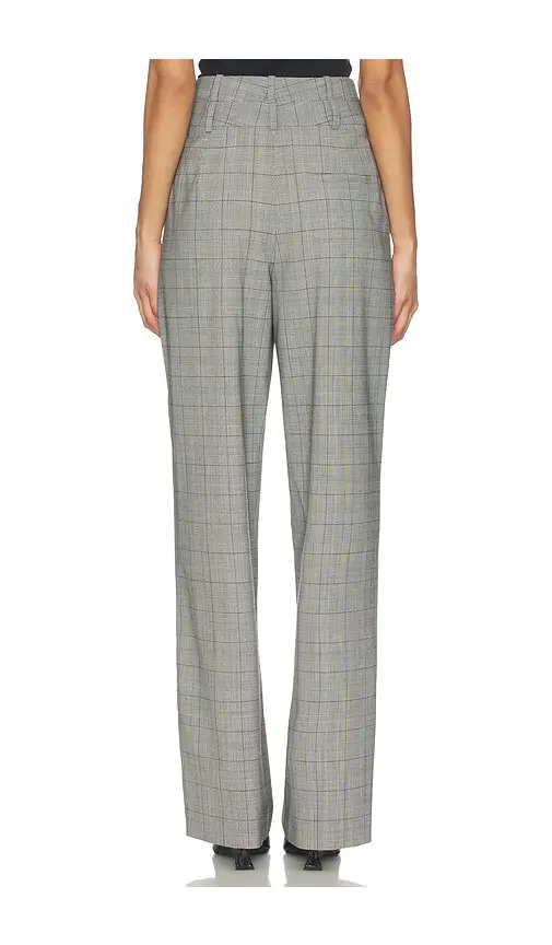 Monse Double Waistband Tailored Wide Leg Pant