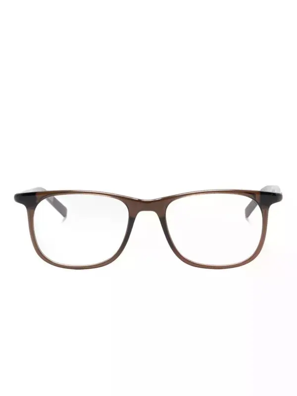 Montblanc Square-frame Eyeglasses - Brown