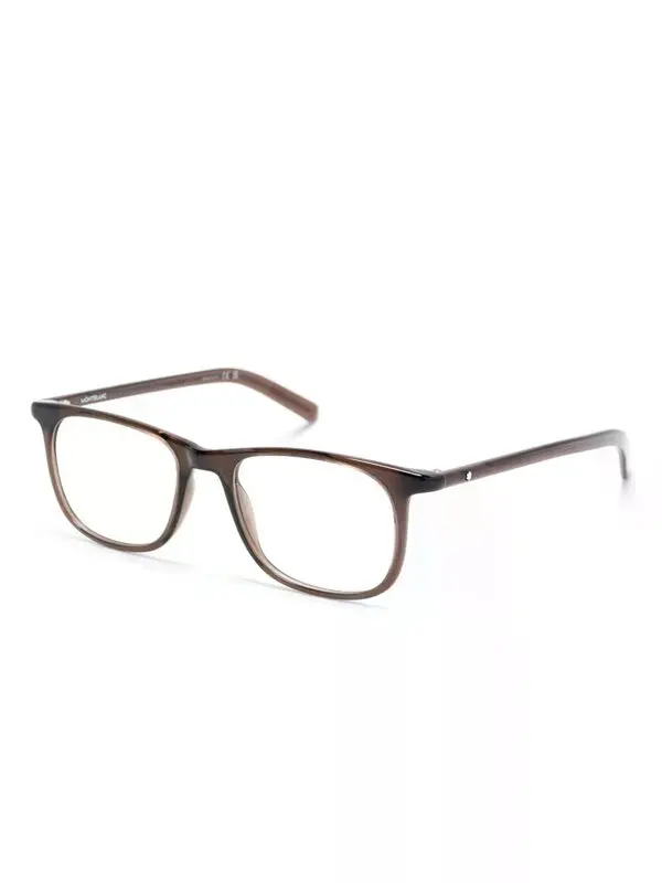 Montblanc Square Frame Eyeglasses - Brown