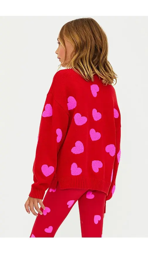 Beach Riot Little Callie Sweater - Red