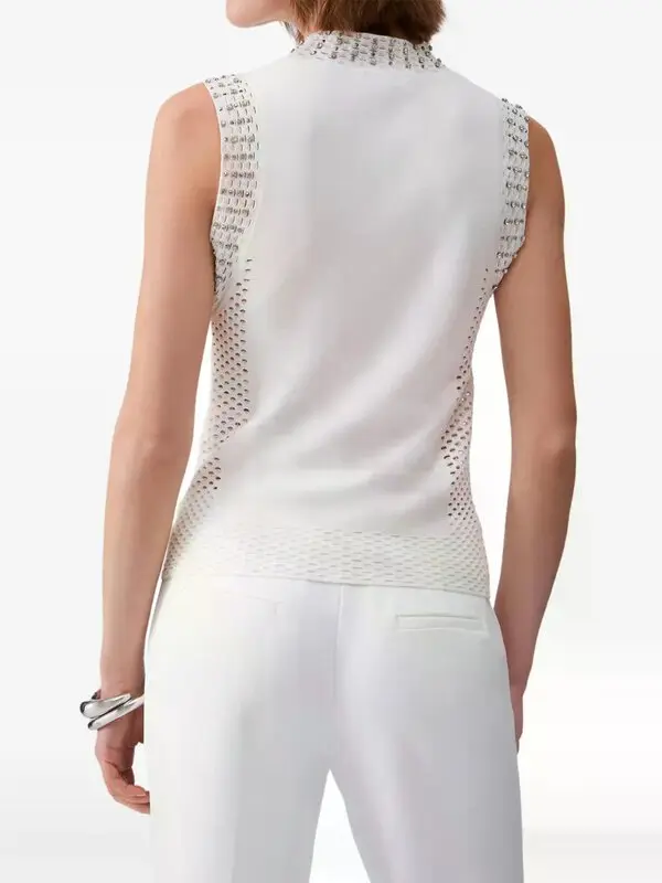 Liu Jo Sleeveless Top With Perforated Detailing