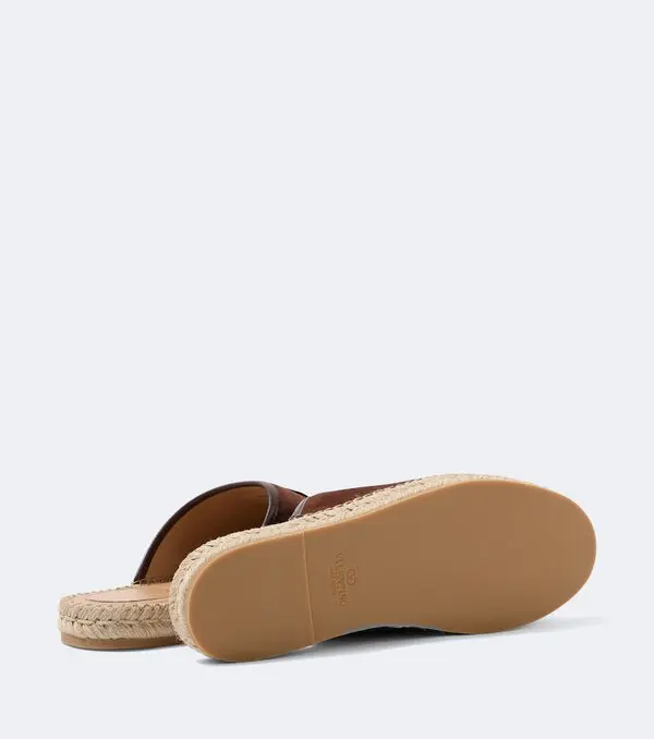 Valentino Garavani Palm Avenue Vlogo Suede Mules