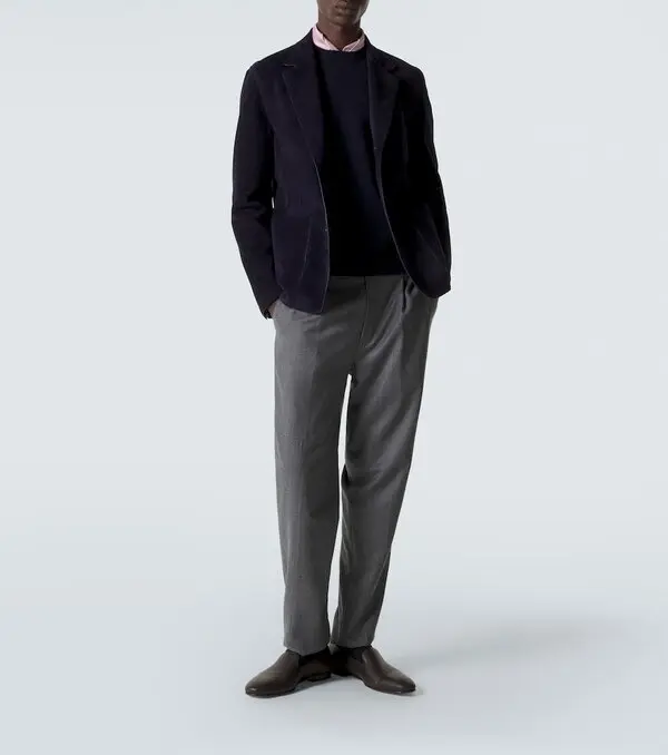 Ralph Lauren Purple Label Suede Blazer