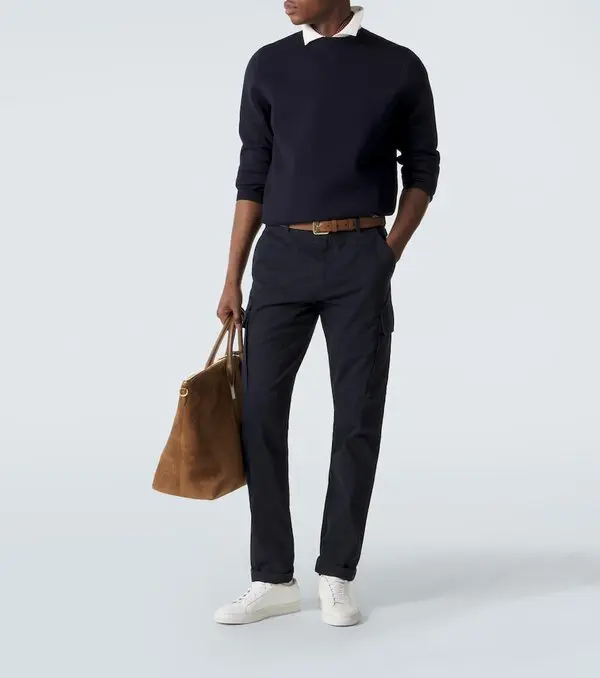 Ralph Lauren Purple Label Cotton-blend Cargo Trousers