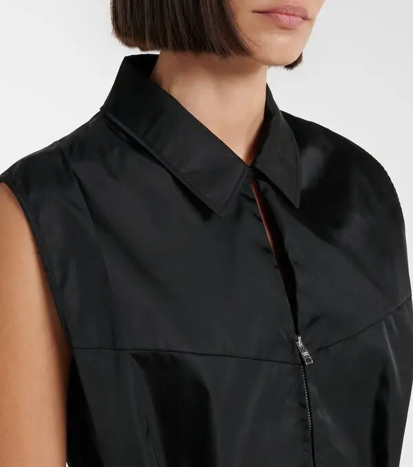 Prada Re-nylon Belted Zip-up Minidress