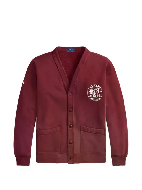 Polo Ralph Lauren Embroidered V-neck Cardigan