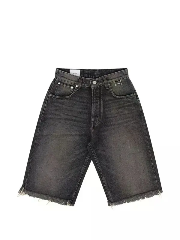 Rhude Frayed-edge Denim Shorts