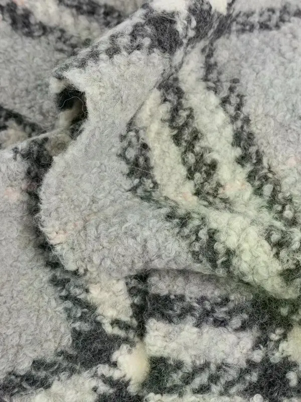 Burberry Fringed Scarf - Grey