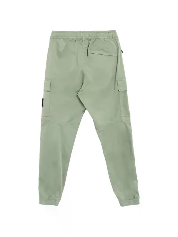 Stone Island 3100032 Stretch Organic Cotton Twill Cargo Pants - Green