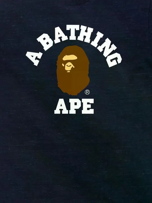 A BATHING APE Logo T-shirt - Blue
