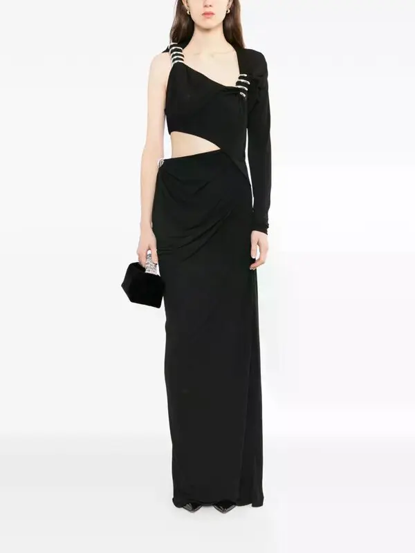 Christopher Esber Asymmetrical Torso Maxi Dress