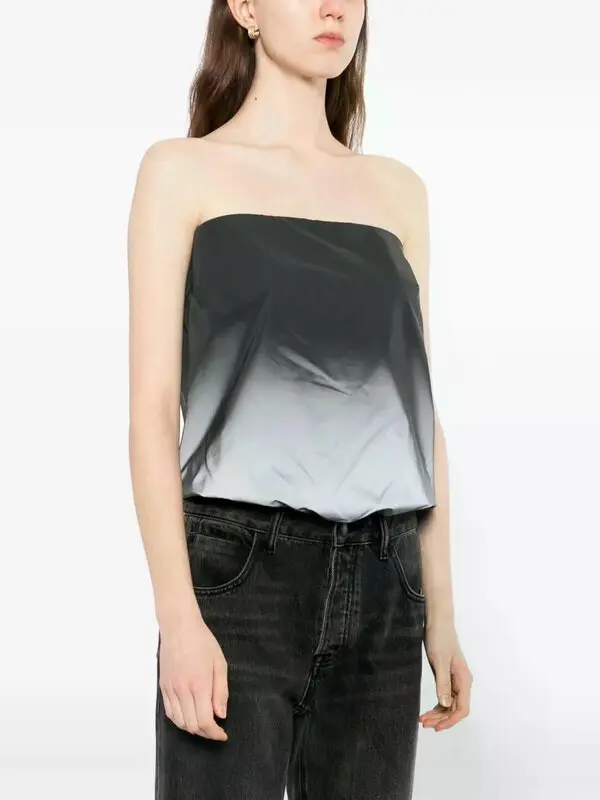 Alexander Wang Reflective Strapless Top