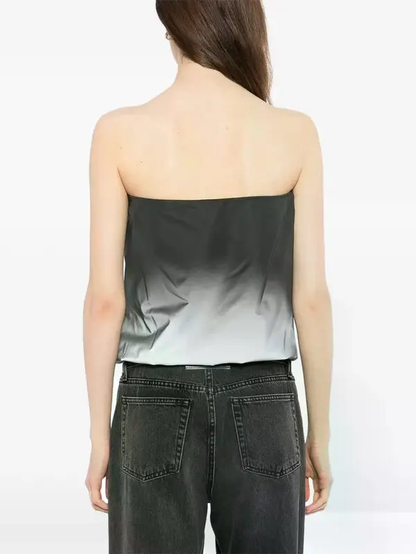 Alexander Wang Reflective Strapless Top