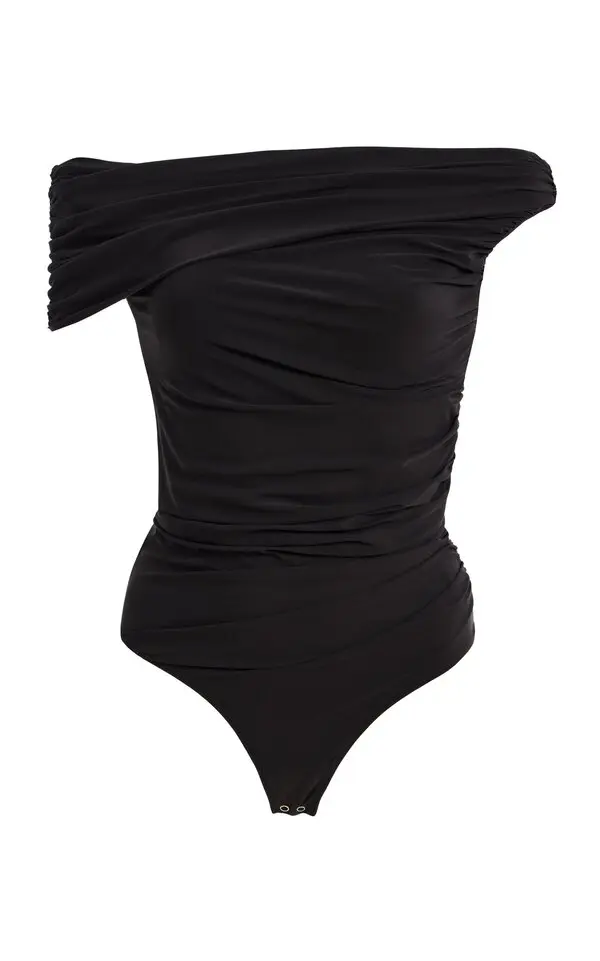 AGOLDE Sherilyn Off-the-shoulder Bodysuit - Brown