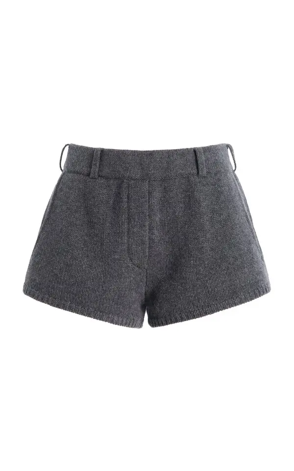 LISA YANG Annora Cashmere Hot Pants - Grey