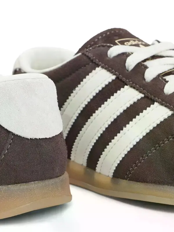 Adidas Stripe Suede Trainers - Brown