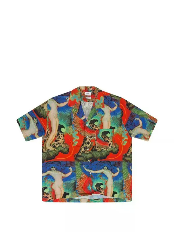 Rhude Vice Printed Shirt - Red