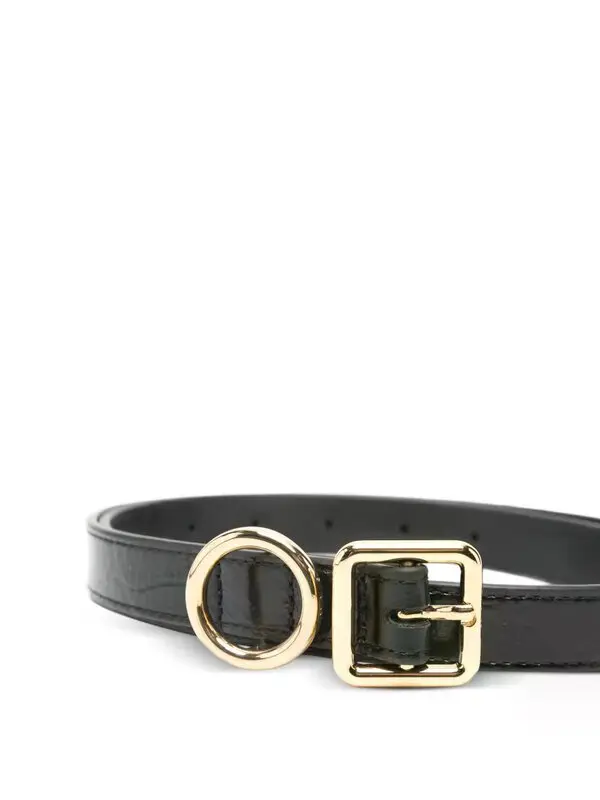 Jacquemus Round Buckle Leather Belt
