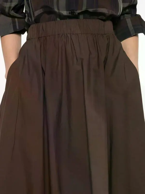 P.a.r.o.s.h Elasticated A-line Midi Skirt