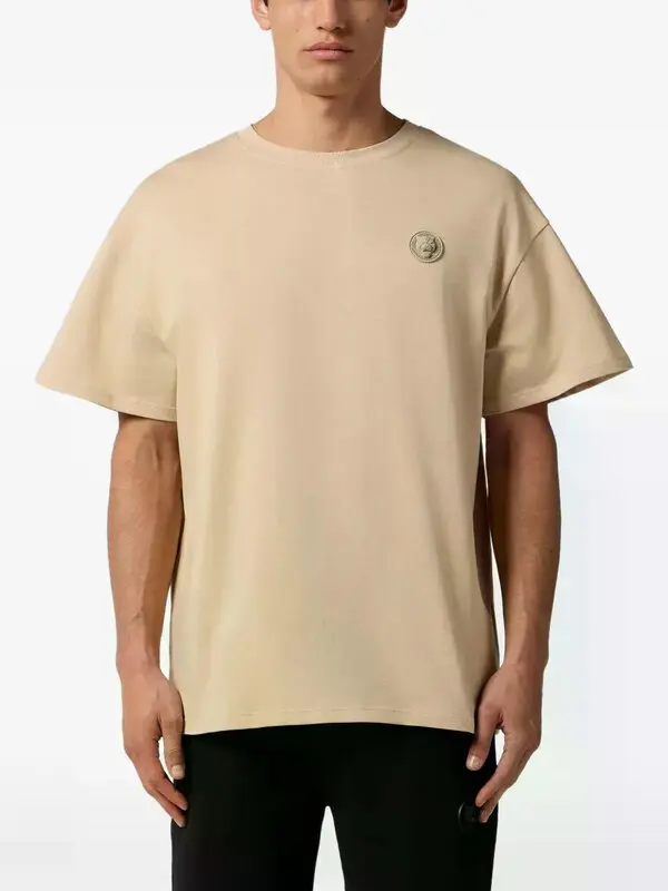 PLEIN SPORT Silicon-patch Round-neck T-shirt