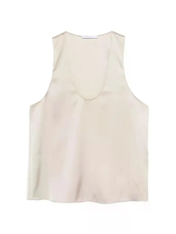 Patrizia Pepe Sleeveless Blouse - Grey