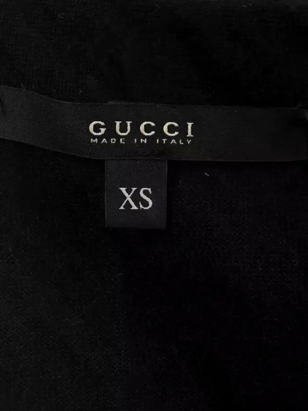 Gucci Coated Long-sleeve Cropped Jacket