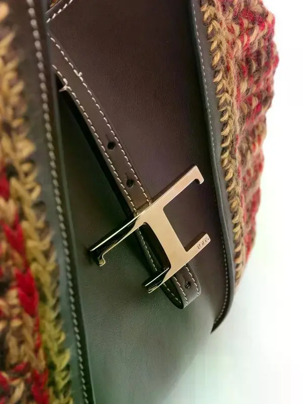 TOD'S Leather-panel Tote
