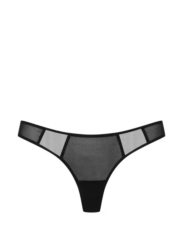 MAISON CLOSE L'amoureuse Thong - Black