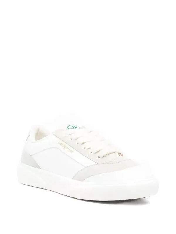 Casablanca Panelled Round Toe Lace-up Sneakers