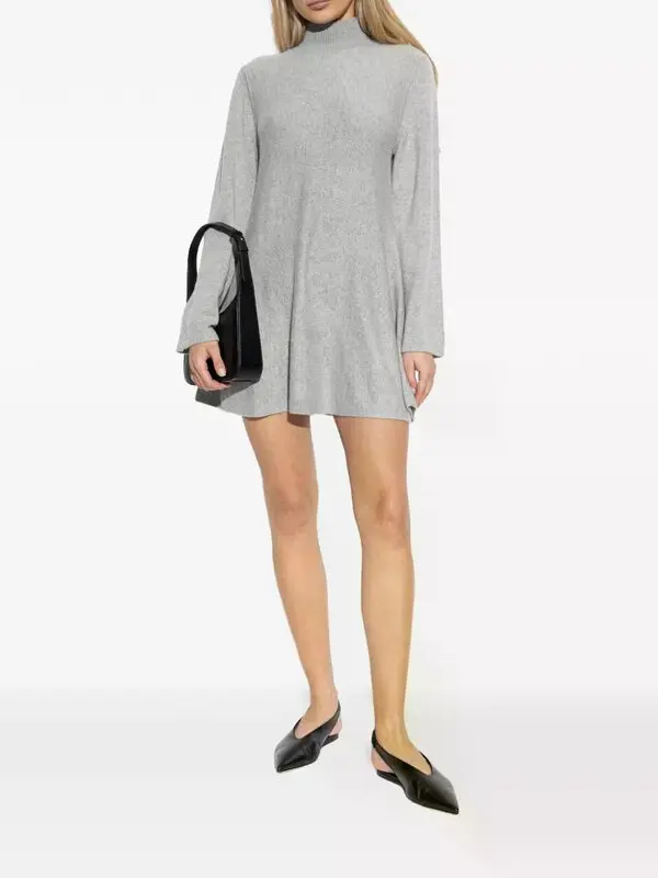 LISA YANG Serina Long-sleeve Mini Dress - Grey